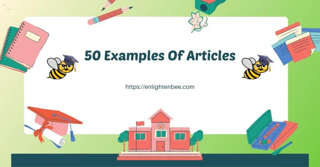 50 Examples Of Articles : Fill-in-the-Gap Exercise - Test Your Grammar ...